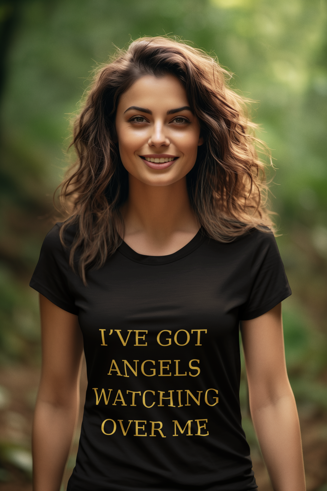 Ladies Tees - I've Got Angles Watching Over Me – The Defiant Line